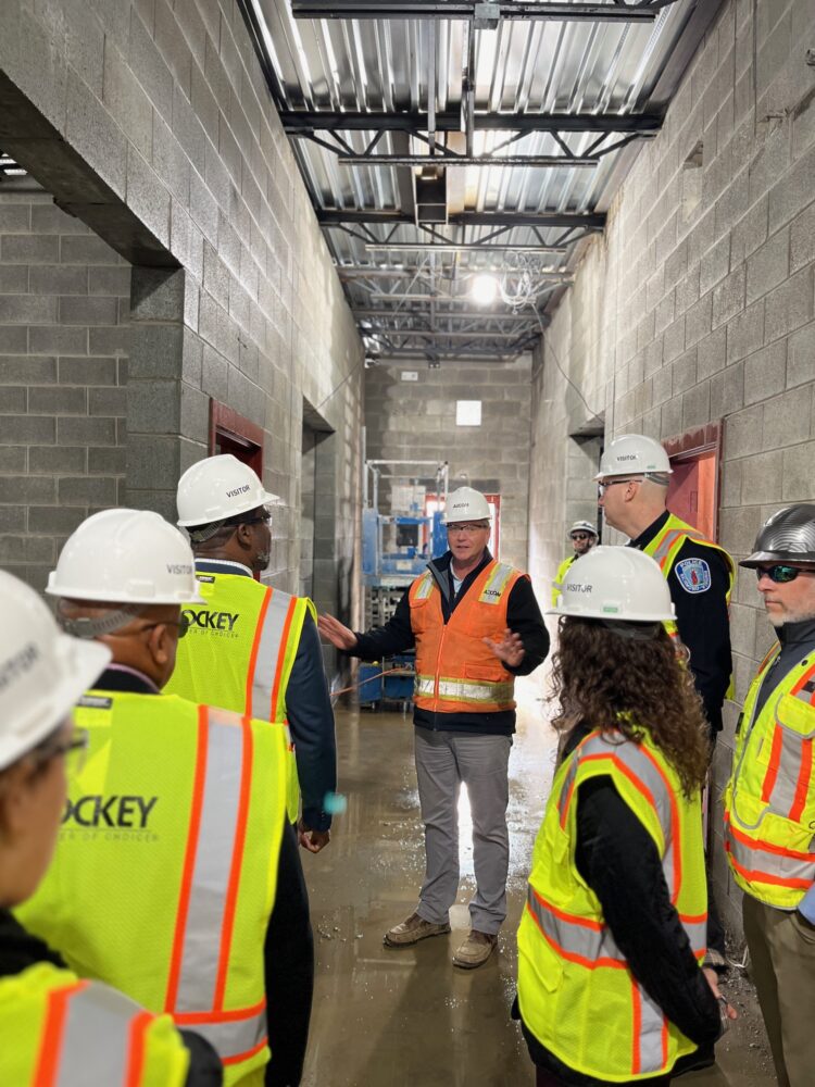 New Richmond Police Precinct Marks Progress with Beam Signing Ceremony - Shockey Builds
